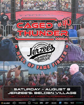 Caged Thunder 40: Hall of Fame Fights | Event | Tapology