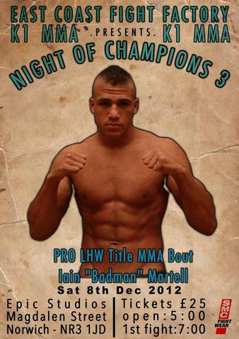 ECFF: Night Of Champions 3 | MMA Event | Tapology