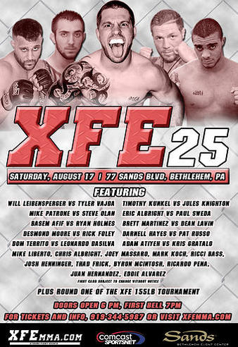 XFE 25 | MMA Event | Tapology