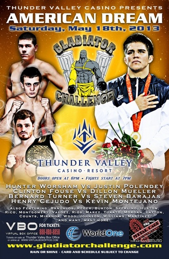 Hunter Worsham vs. Justin Polendey, Gladiator Challenge | MMA Bout ...