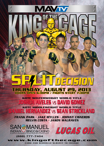 Andenilson Clementino vs. Tony Lopez, KOTC | MMA Bout | Tapology