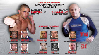 Phillipe Nover vs. Michael McQuade, Ring of Combat 9 | MMA Bout | Tapology