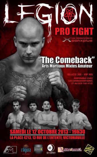 Team Legion: The Comeback | MMA Event | Tapology