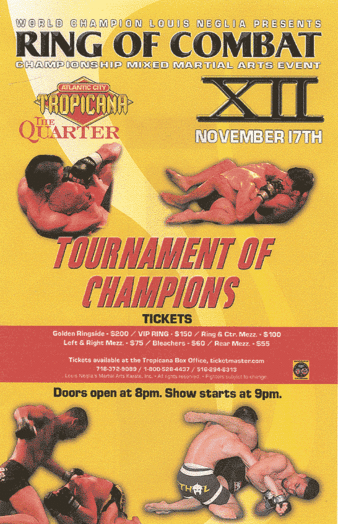 Phillipe Nover vs. Abner Lloveras, Ring of Combat 12 | MMA Bout | Tapology