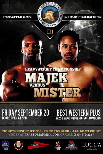 Praetorian Championships 3: Majek vs. Mister | MMA Event | Tapology