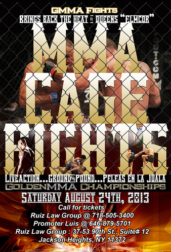 Bernardo Cano vs. Omowale Adewale, Golden MMA Championships 2 | MMA ...