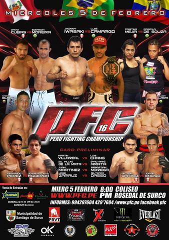 Anthony de la Mata vs. Victor Arata, Peru FC 16 | MMA Bout | Tapology