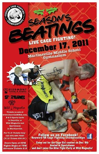 Virginia Cage Fighting Championships: Seasons’ Beatings | MMA Event ...