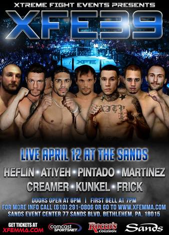 Devon Jacobus vs. Anthony Inzone, XFE 39 | MMA Bout | Tapology