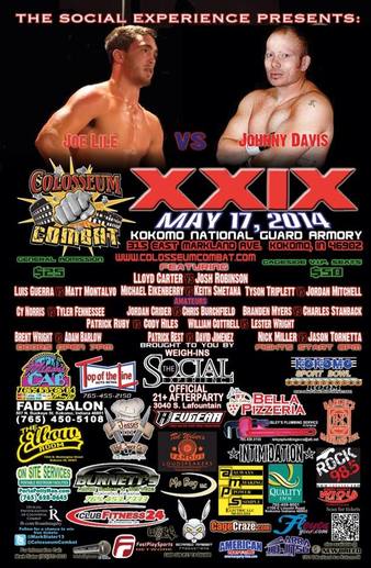 Patrick Ruby vs. Cody Hiles, Colosseum Combat 29 | MMA Bout | Tapology