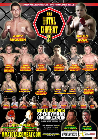 Stu Howarth vs. Tom Tynan, MMA Total Combat 59 | MMA Bout | Tapology