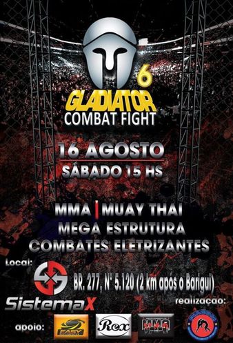 Lucas Rota vs. Tassio de Paula, Gladiator CF 6 | MMA Bout | Tapology