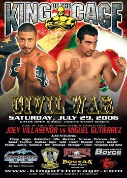 KOTC: Civil War | MMA Event | Tapology