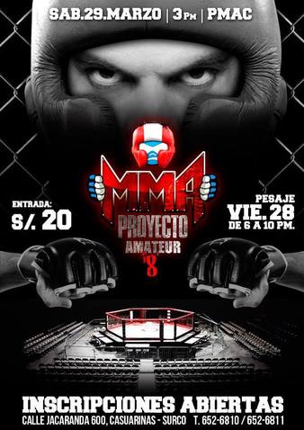 MMA Proyecto Amateur 8 | MMA Event | Tapology