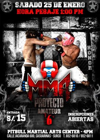 MMA Proyecto Amateur 6 | MMA Event | Tapology
