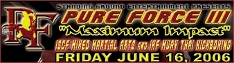Pure Force 3: Maximum Impact | MMA, Muay Thai, & Kickboxing Event ...
