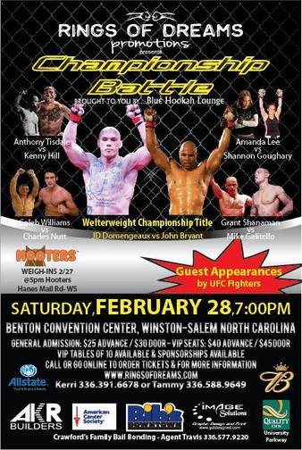 Cody Free vs. Austin Shockley, Rings of Dreams Fight Night 15 | MMA ...