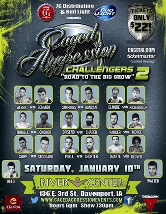 Daniel Reed vs. Robert Chambers, Caged Aggression Challengers | MMA ...