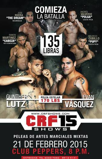Benjamin Jiron Molina vs. Fernando Moya Li, CRF 15 | MMA Bout | Tapology