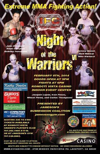 IFC: Night Of The Warriors 6 | MMA Event | Tapology