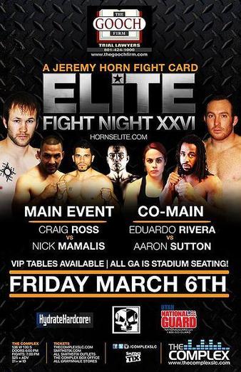 Jeremy Horn's Elite Fight Night 26 | MMA Event | Tapology