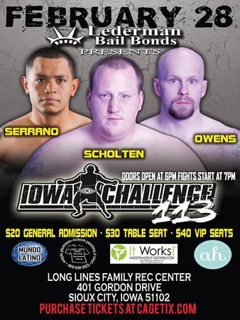Eric Kemper vs. Casey Hanley, Iowa Challenge 113 | MMA Bout | Tapology