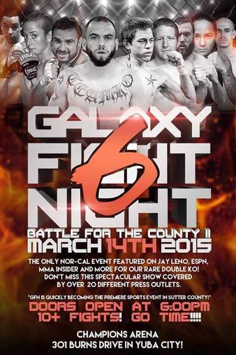 Justin Sanchez vs. Amir Naser Kazemi, Galaxy Fight Night 6 | MMA Bout ...