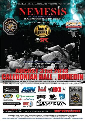 Brogan Anderson vs. Pane Haraki, Hammerhead Fight Night 12 | MMA Bout ...