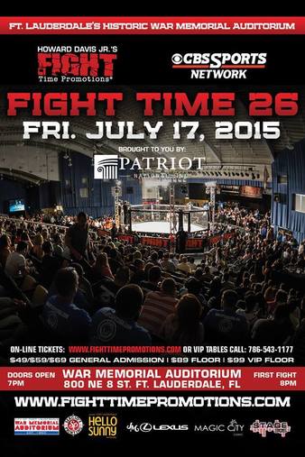 Fight Time 26 | MMA Event | Tapology