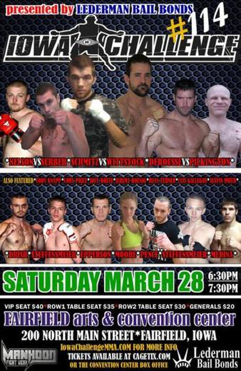 Iowa Challenge 114 | MMA Event | Tapology