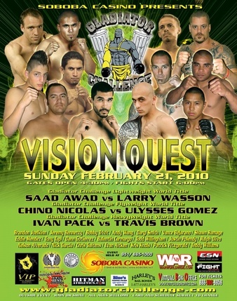 Gladiator Challenge: Vision Quest | MMA Event | Tapology
