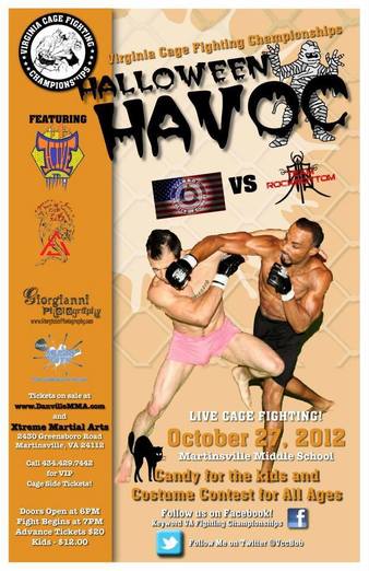 Virginia Cage Fighting Championships: Halloween Havoc | MMA Event ...