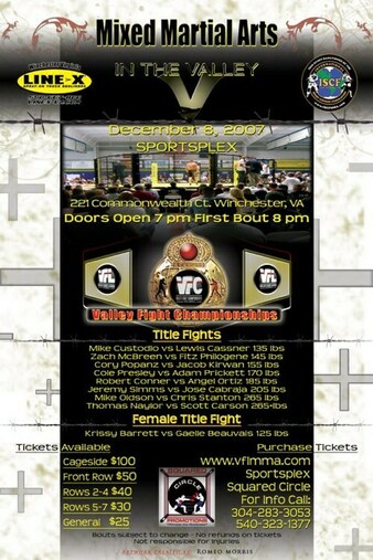 Robert Conner vs. Angel Ortiz, VFL 5 | MMA Bout | Tapology
