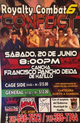 Royalty Combat 6: Conflict | MMA & Grappling Event | Tapology