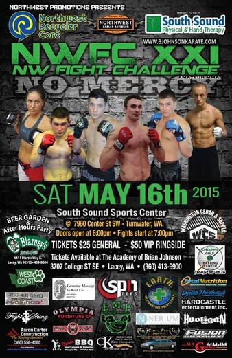 Joey Pierotti vs. Steven Foster, Northwest Fight Challenge 21 | MMA ...