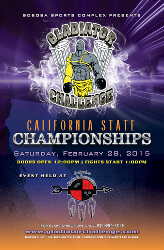 Gladiator Challenge: California State Championship Series | MMA Event ...