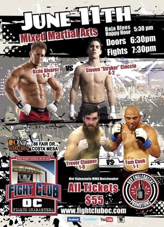 Ozzie Alvarez vs. Steven Ciaccio, Fight Club OC | MMA Bout | Tapology