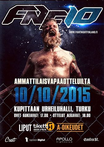 Jani Salmi vs. Sean Carter, FNF 10 | MMA Bout | Tapology