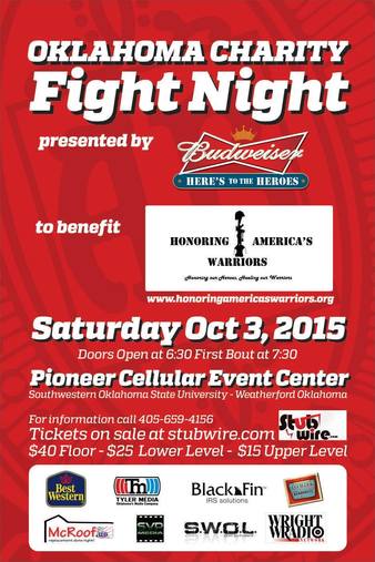 Oklahoma Charity Fight Night: Honoring America's Warriors | MMA Event ...