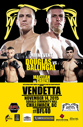 Bradley Nicholson vs. Blake Sigvaldason, BFL 40 | MMA Bout | Tapology