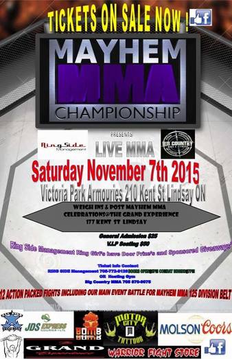 Jessica Hoskins vs. Natia Biason, Mayhem MMA Championship | MMA Bout ...