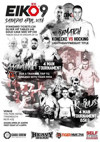 Eiko 9 | MMA, Kickboxing, & Boxing Event | Tapology