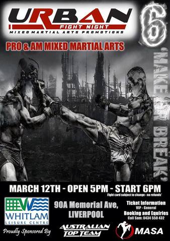 Ofa Misa vs. Cooba Watkins, Urban Fight Night 6 | MMA Bout | Tapology