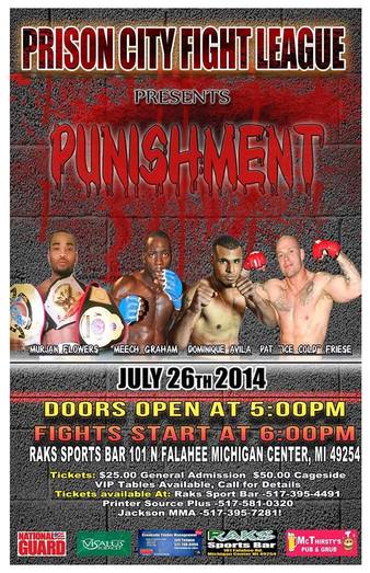 Chad Rouse vs. Vershawn Burke, Prison City Fight League | MMA Bout ...