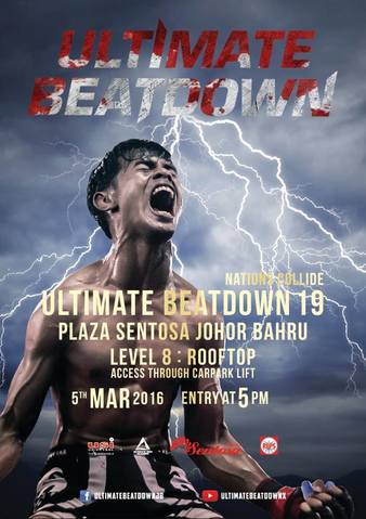 Xavier Martinon vs. James Gareth Mordaunt, Ultimate Beatdown 19 | MMA ...