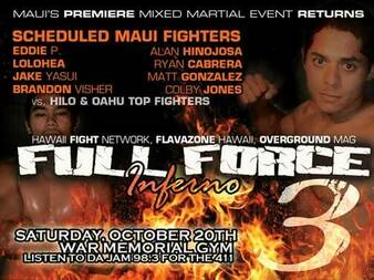 Brandon Visher vs. Tyler Kahihikolo, Full Force MMA 3 | MMA Bout | Tapology