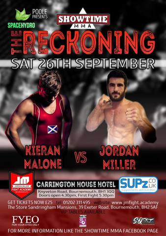 Jordan Miller vs. Kieran Malone, Showtime MMA | MMA Bout | Tapology