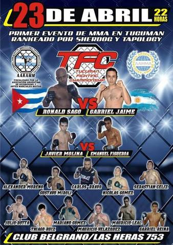 TFC 1 | MMA Event | Tapology