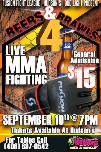 Fusion Fight League: Beers & Brawls 4 | MMA Event | Tapology
