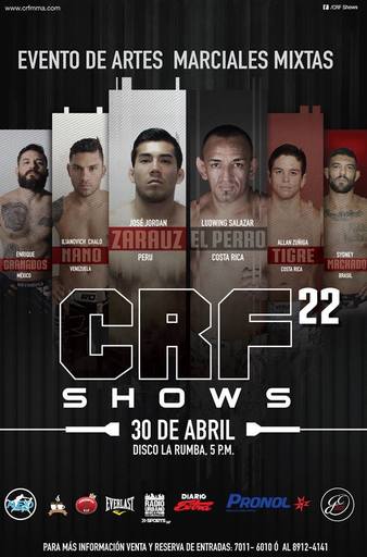 Benjamin Jiron Molina vs. Andres Cordero Cordova, CRF 22 | MMA Bout ...